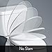 BEMIS 600E4 000 Ashland Toilet Seat with Slow Close, Never Loosens and ...
