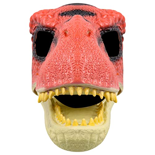Dinosaur Mask Latex Realistic Animal Full Head Dino-Mask With Opening ...