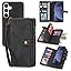 Amazon.com: TwoHead for Samsung Galaxy S25 Wallet Case with Card Holder, Detachable Magnetic ...