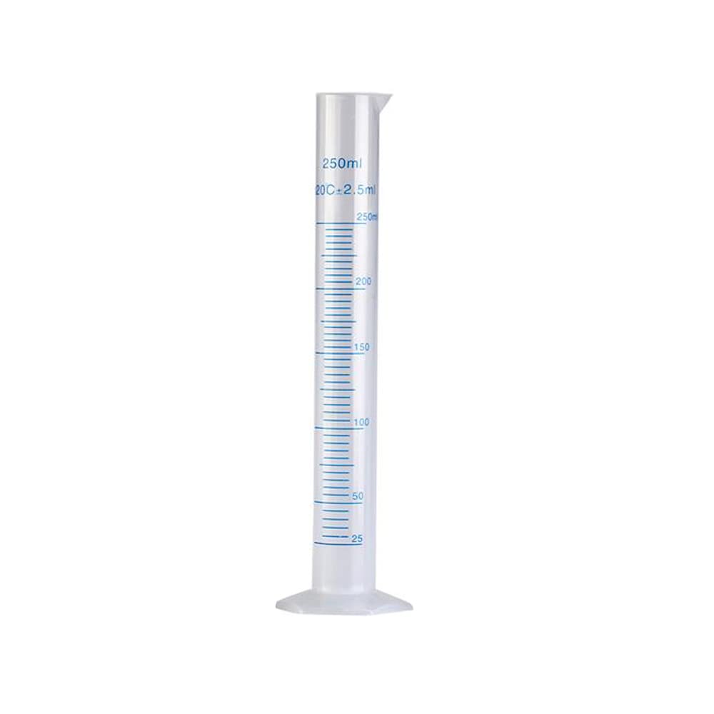 250ml Plastic Graduated Cylinker, Measuring Cylinder Graduated ...