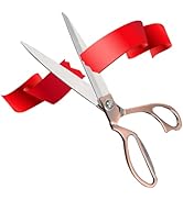 Amazon.com: Ribbon Cutting Scissors 10.5" Stainless Steel Gold Scissors ...