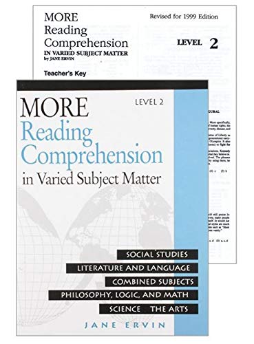 More Reading Comprehension: In Varied Subject Matter, Level 2 with ...