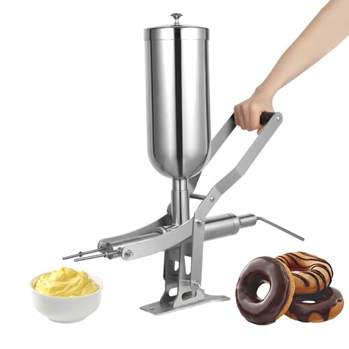 Amazon.com: Stainless Steel Manual Donut Filling Machine, 5L/5.28Qt ...