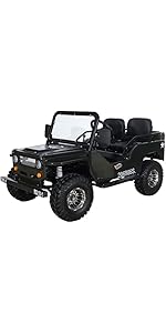 Amazon.com: X-PRO Ranger 125 125cc Go Kart with 3-Speed Semi-Automatic ...