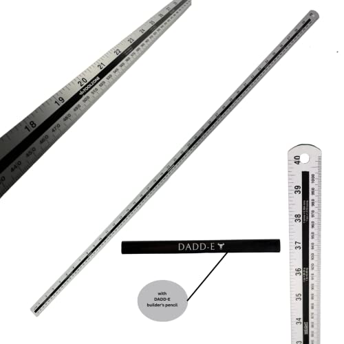 METAL RULER BUNDLE – 1m (40) Straight Edge Ruler Bundle Includes 1x ...