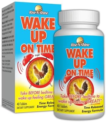Amazon.com: Rise-N-Shine Wake Up On Time Energy Supplement to Help ...