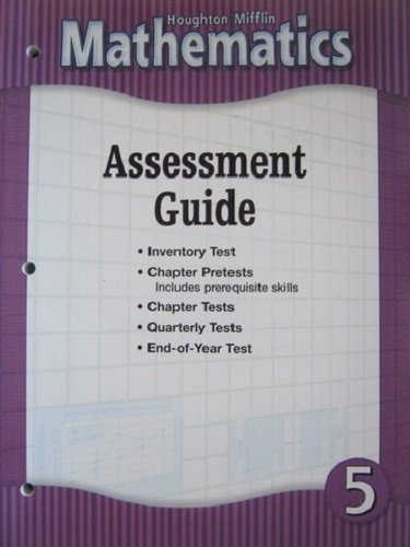 mathematics math chapter supp folder level 5 (16 folders): Houghton Mifflin: 9780618100477 ...