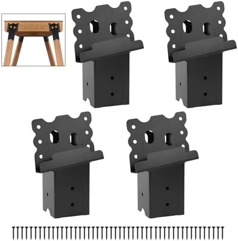 Amazon.com: Deer Stand Brackets 4pcs,Outdoor 4"x 4" Compound Angle ...