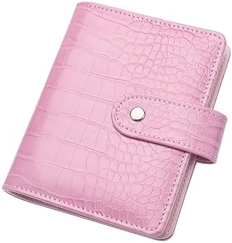 A7 Binder Wallet Cash Envelopes PU Leather Budget Binder Crocodile ...