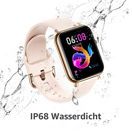 ASWEE Smartwatch Damen Herren,Fitness Tracker Uhr mit Schrittzähler ...