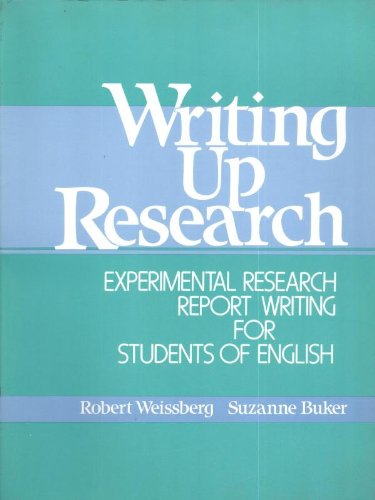 Writing Up Research: Experimental Research Report Writing for Students ...