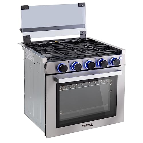 5 Best RV Stove and Ovens with Large Cooktops - Getaway Couple