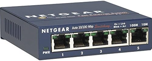 Amazon.com: FS105NA - Netgear ProSafe FS105 Ethernet Switch 5 x 10 ...