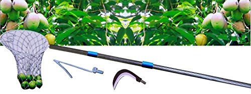 Polyguards Telescopic Long 18ft Reach Fruit Picker/Plucker (Mango ...