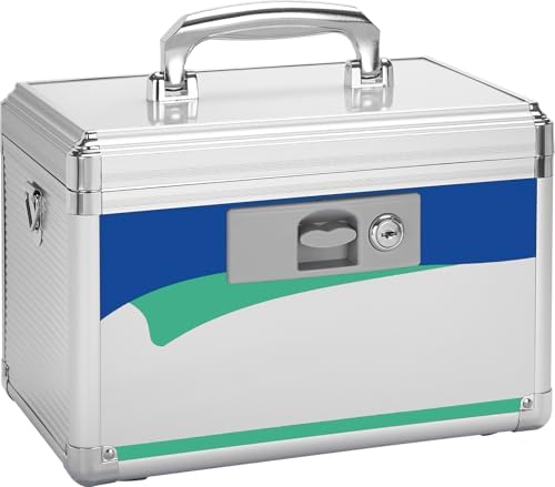 Amazon.com: GODLONSEN Medication Lock Box - 13.4 x 7.6 x 8.2 Inch Large ...