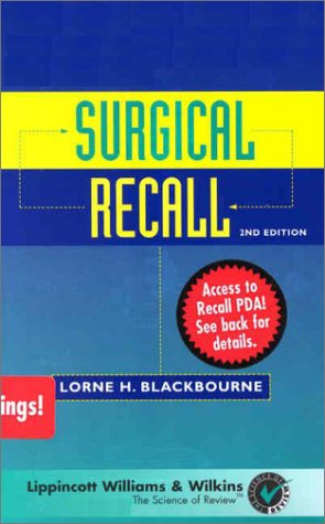 Surgical Recall (Book with Any PDA): 9780781738460: Amazon.com: Books