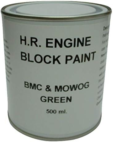1 x 400ml Aerosol BMC & MOWOG Green Heat Resistant Gloss Engine Paint ...