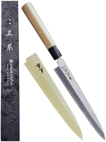 Amazon.com: MASAMOTO KS Japanese Gyuto Chef's Knife with Sheath 9.5 ...