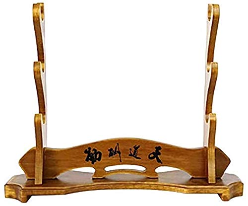Buy Stand Solid Wood Holder Wall Katana Stand Wakizashi Holder Japanese ...