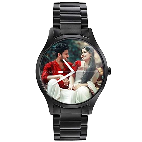 Buy Genaric NITYAMA Men's Watchwith Customized Photo Print Dial Silver ...