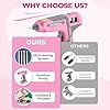 Amazon.com: WORKPRO Pink Cordless Hot Melt Glue Gun, 7.2V Rechargeable ...