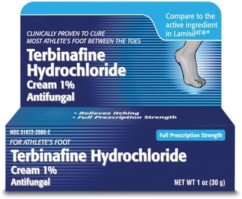 Amazon.com: TARO Terbinafine Hydrochloride antifungal Cream 1% ...