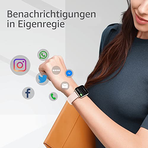 ASWEE Smartwatch Damen Herren,Fitness Tracker Uhr mit Schrittzähler ...