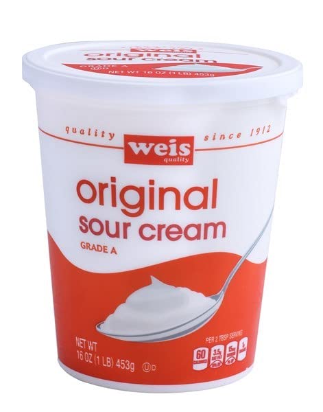 Amazon.com: Weis Quality, Sour Cream Original Grade A, 16 Ounce ...