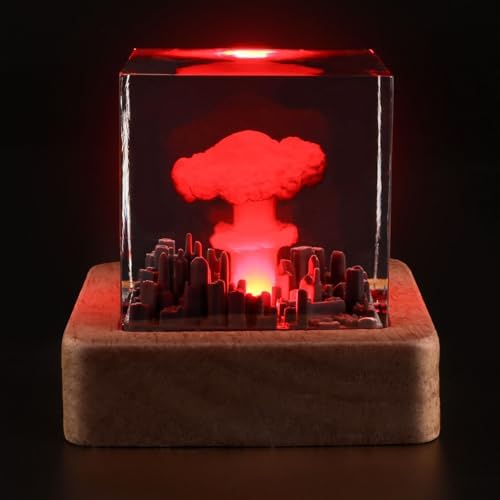 Mushroom Cloud Nuclear Explosion Lamp - Realistic Atomic Nuclear ...