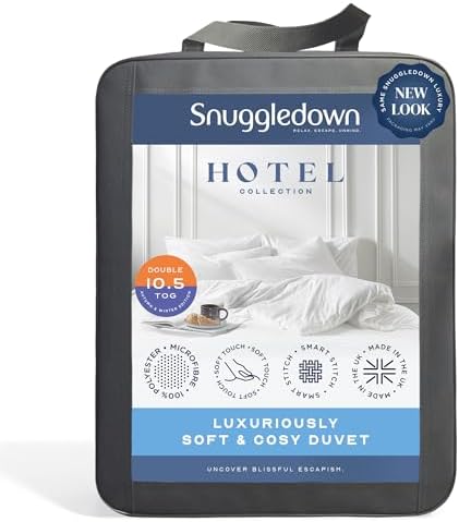 Slumberdown All Seasons 15 Tog Single Duvet - 4.5 Tog Cool Summer Plus ...