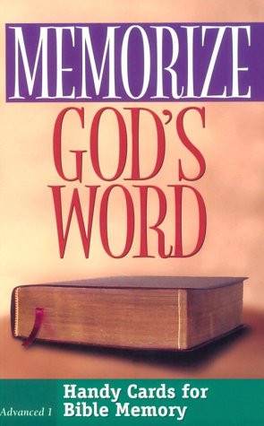 Memorize God's Word: Handy Cards for Bible Memory, Advanced ...