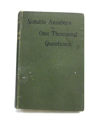 1000 Answers to 1000 Questions: Amazon.com: Books