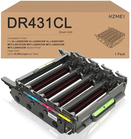 Amazon.com: DR431CL DR-431CL Drum Unit Replacement for Brother HL ...