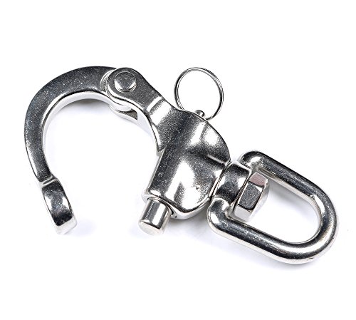 Snapklik.com : Mxeol Swivel Eye Snap Shackle Quick Release Bail Rigging ...