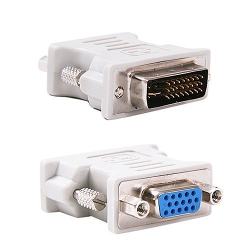 Technotech DVI-I Male 24+5pin to 15 pin VGA Female Adapter for Dual ...