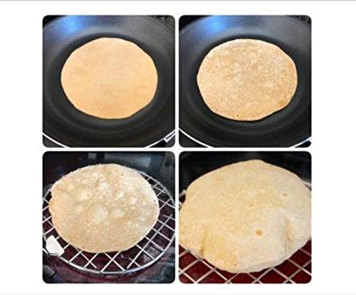 Buy Stainless Steel Woode Roasting Papad Jali Chapati and Phulka Grill ...