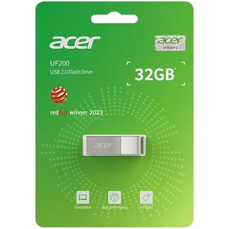 Acer UP200 USB 2.0 Pen Drive-Black (32GB) : Amazon.in: Computers ...