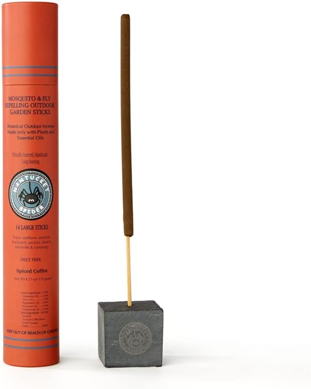 Amazon.com: Nantucket Spider Mosquito Sticks and Holder | Mosquito ...