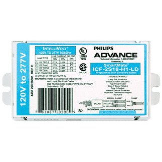 Philips Advance ICF2S18H1LDK (2) 18 Watt CFQ18W/G24Q Lamp Electronic ...