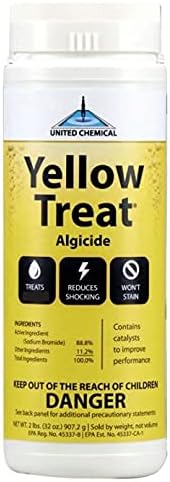 Amazon.com : United Chemicals Yellow Treat 2 pound container : Swimming ...