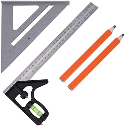 Speed Square Tool Set, Aluminum Alloy Carpenter Square, Woodworking ...