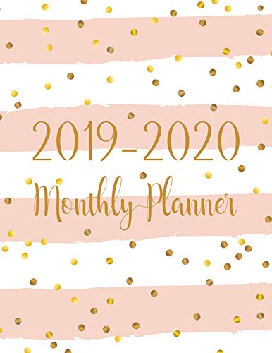 2019-2020 Monthly Planner: Two Year - Monthly Calendar Planner | 24 ...