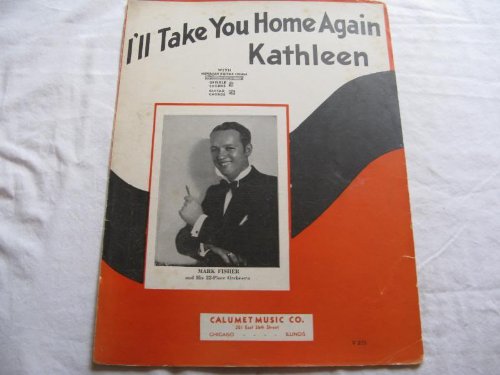 Amazon.com: ILL TAKE YOU HOME AGAIN KATHLEEN 1935 SHEET MUSIC FOLDER ...