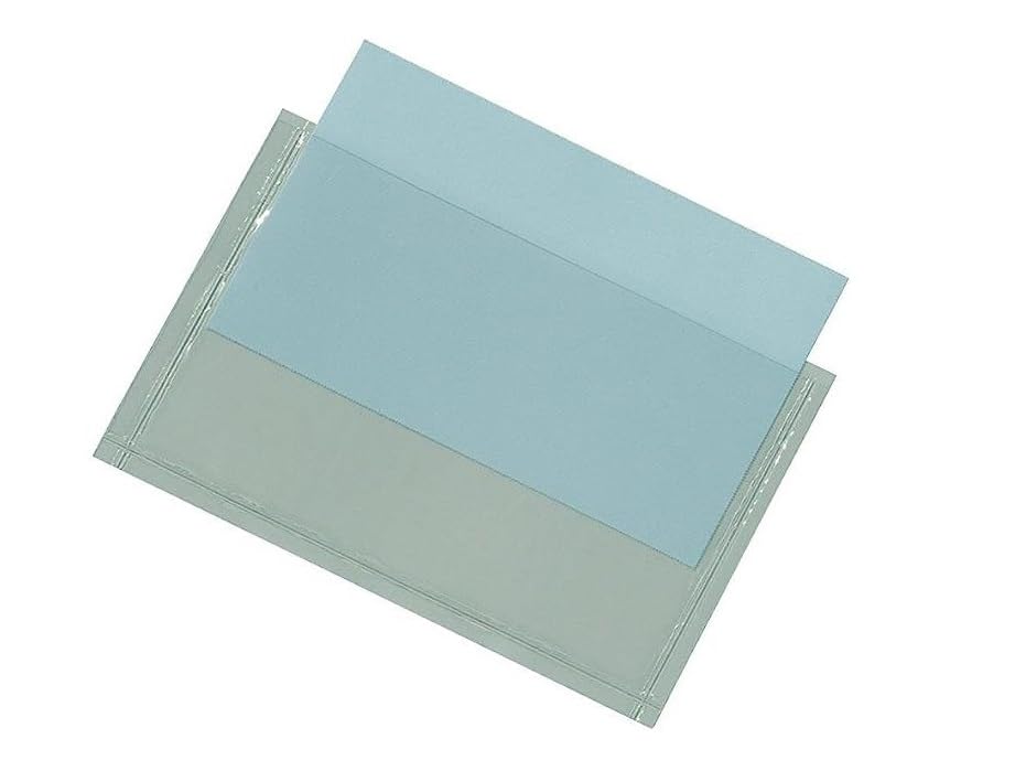 Self Adhesive Clear PVC Pockets. Short & Long Edge Opening. Various ...