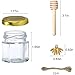 Amazon.com: XING-RUIYANG 1.5 oz Hexagon Mini Glass Honey Jars -30Pack Honey Jars with Wood ...