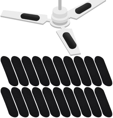 Tuanse 20 Pack Ceiling Fan Filters for Blades, Activated Coconut Shell ...