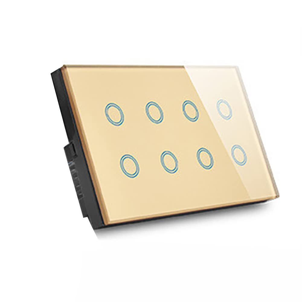 Amazon.com: WiFi Smart Touch Light Wall Switch Interruptor Glass Panel ...