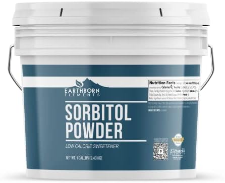 Amazon.com : Earthborn Elements Sorbitol Powder 1 Gallon, Sugar ...