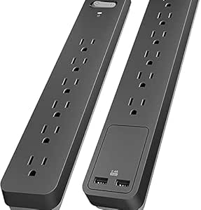 Amazon.com: APC Surge Protector - 6 Outlets - 6' Cord - 1080 Joules ...