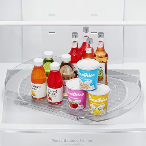 Amazon.com - Lazy Susan Turntable Organizer for Refrigerator, 360 ...